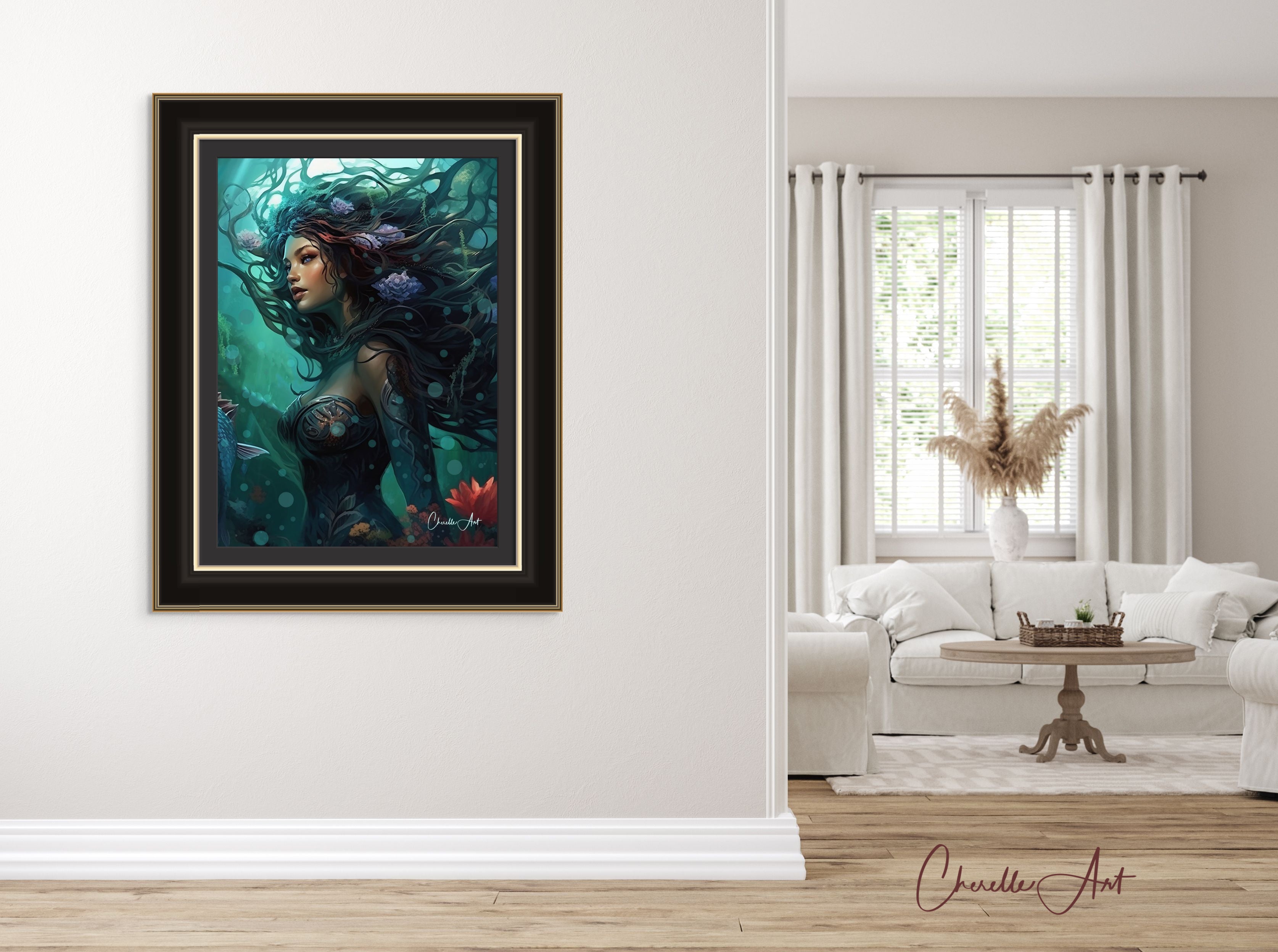 Cherelle Art Mermaids Galore Collection of Unique Paintings and Prints